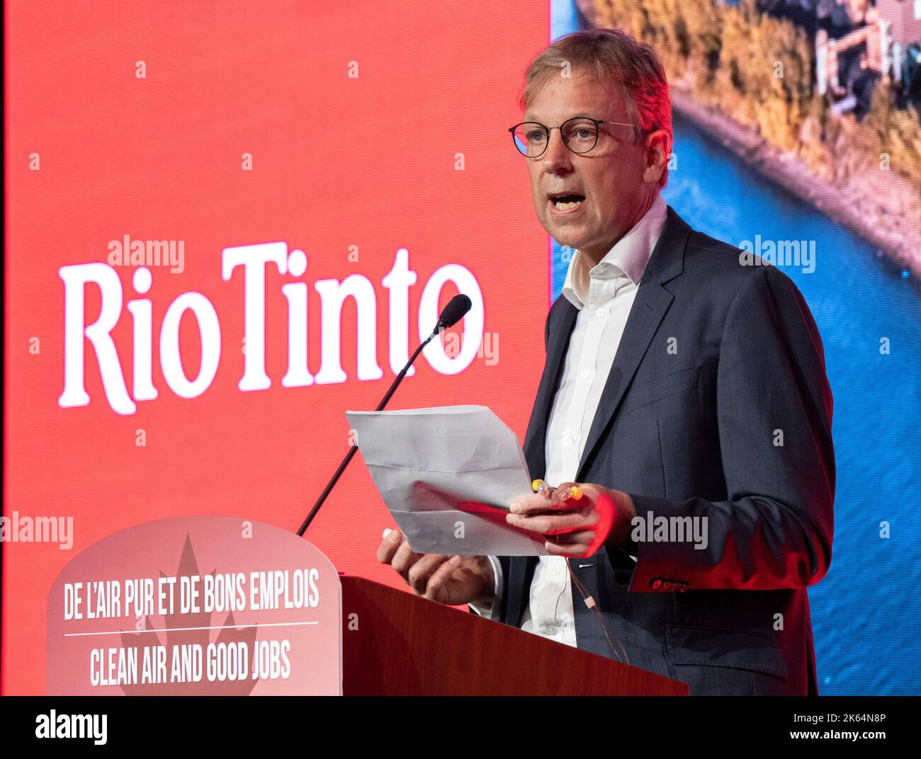 L'amministratore delegato di Rio Tinto Jakob Sausholm parla ai ...