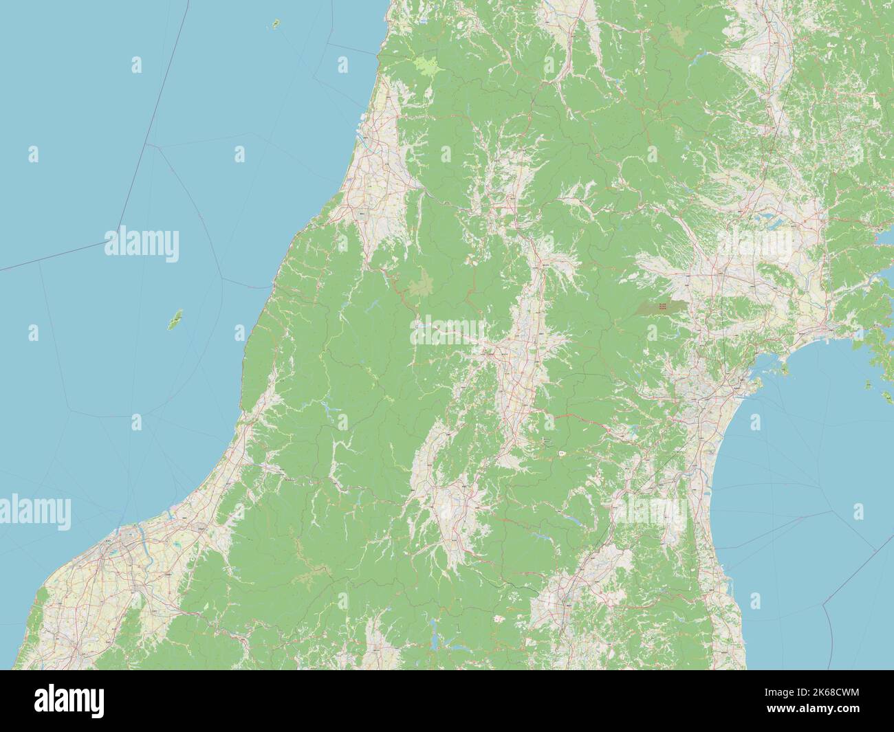 Mappa di yamagata immagini e fotografie stock ad alta risoluzione - Alamy
