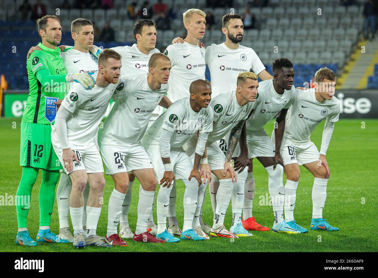 ISTANBUL, TURKIYE - 13 OTTOBRE: Portiere Pavels Steinbors di RFS ...