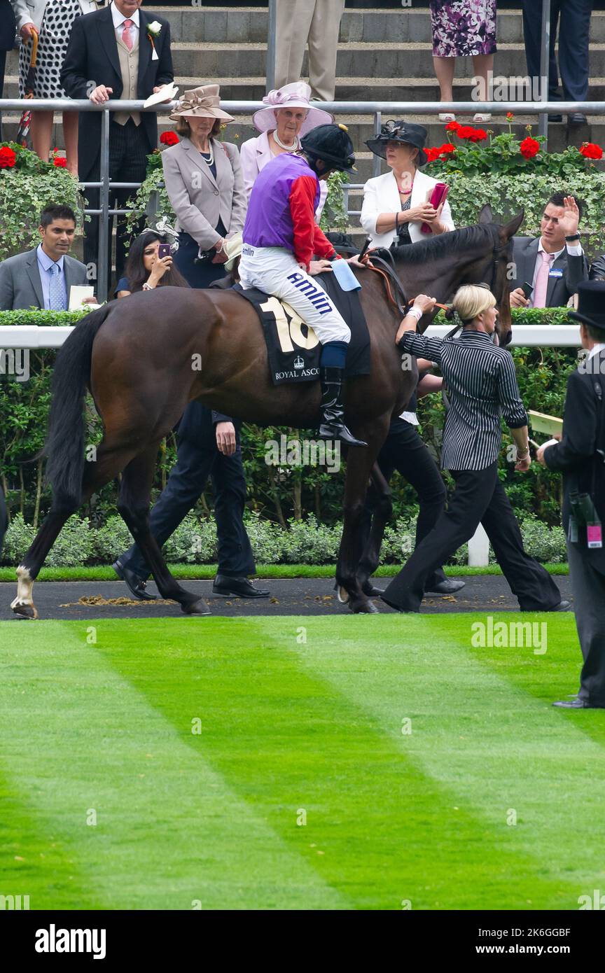 Queen elizabeth iis vincitori all'ippodromo di ascot immagini e ...
