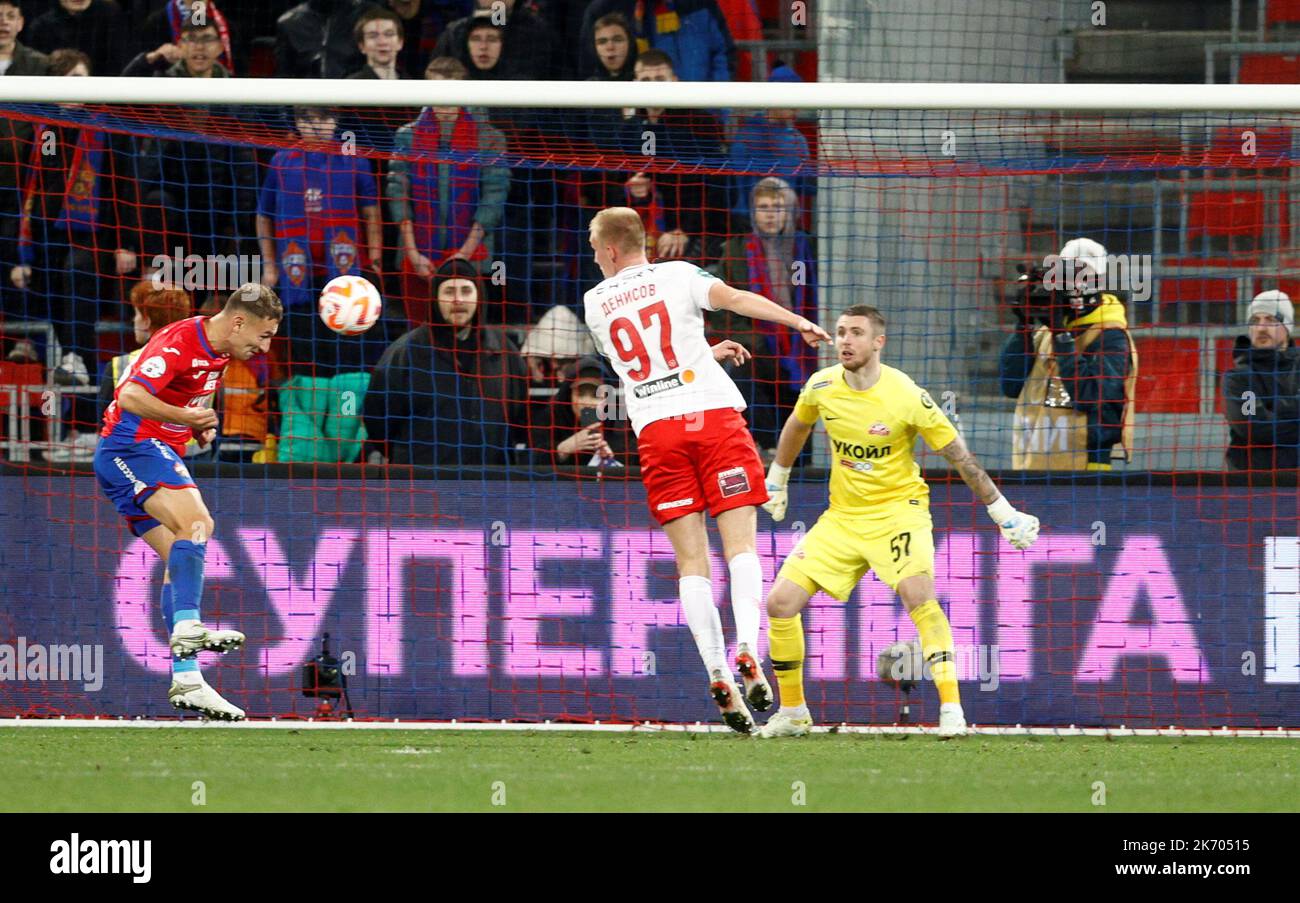 Mosca Russia 16 Ottobre 2022 La Premier League Di Calcio Russa Del