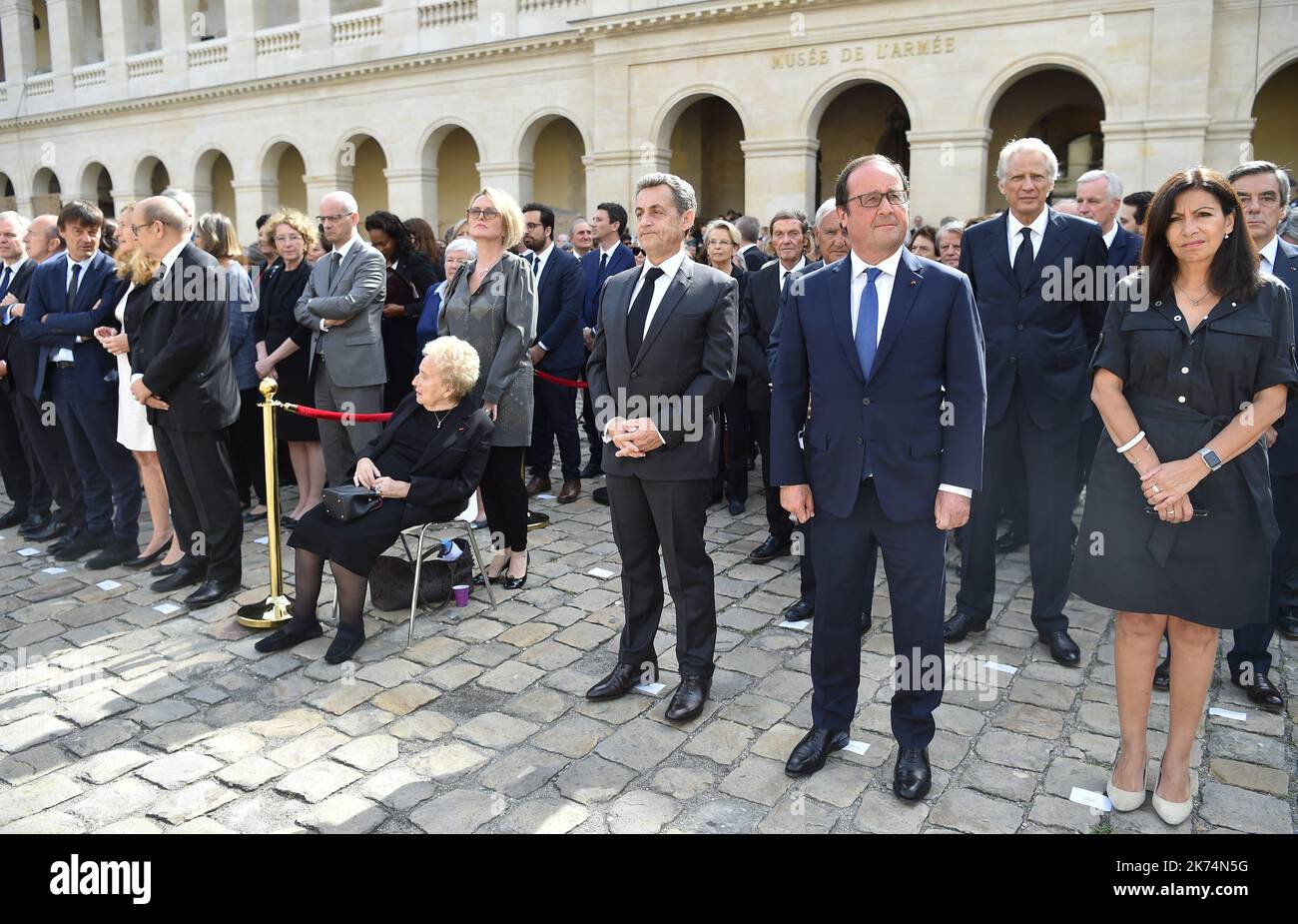 Cerimonia funebre per Simone Veil, nel cortile degli Invalides a Parigi ...