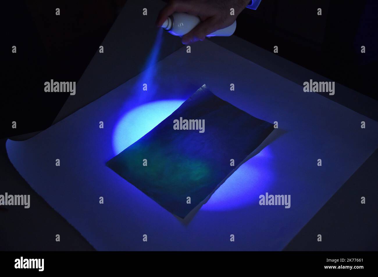 ©PHOTOPQR/VOIX DU NORD - A Lille, Cosimo Prete, un ancien archéologue ...