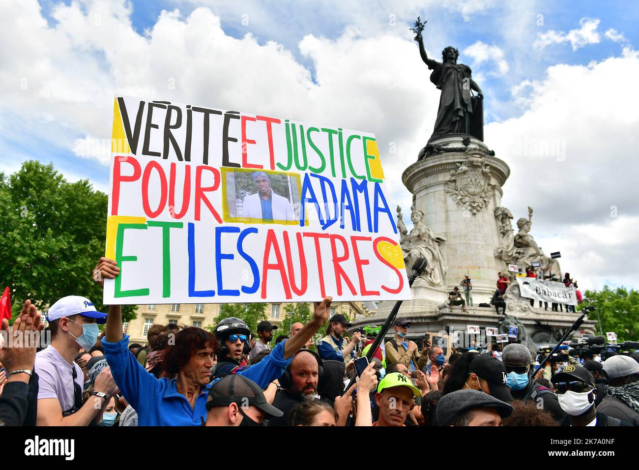 Â PHOTOPQR/VOIX DU NORD/BONNIERE PASCAL; 13/06/2020; Parigi , le 13 ...