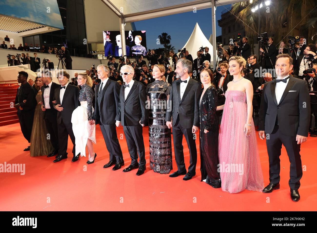 ©PHOTOPQR/NICE MATIN/Sebastien Botella ; Cannes ; 22/05/2022 ; Montée ...