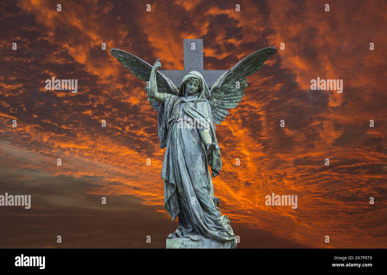 Statua dell'angelo del dolore immagini e fotografie stock ad alta ...