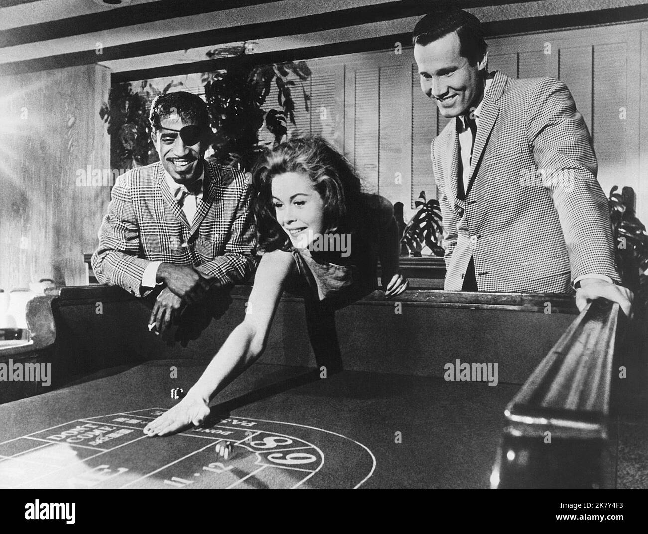 Sammy Davis Jnr, Elizabeth Montgomery & Henry Silva Film: Johnny Cool ...