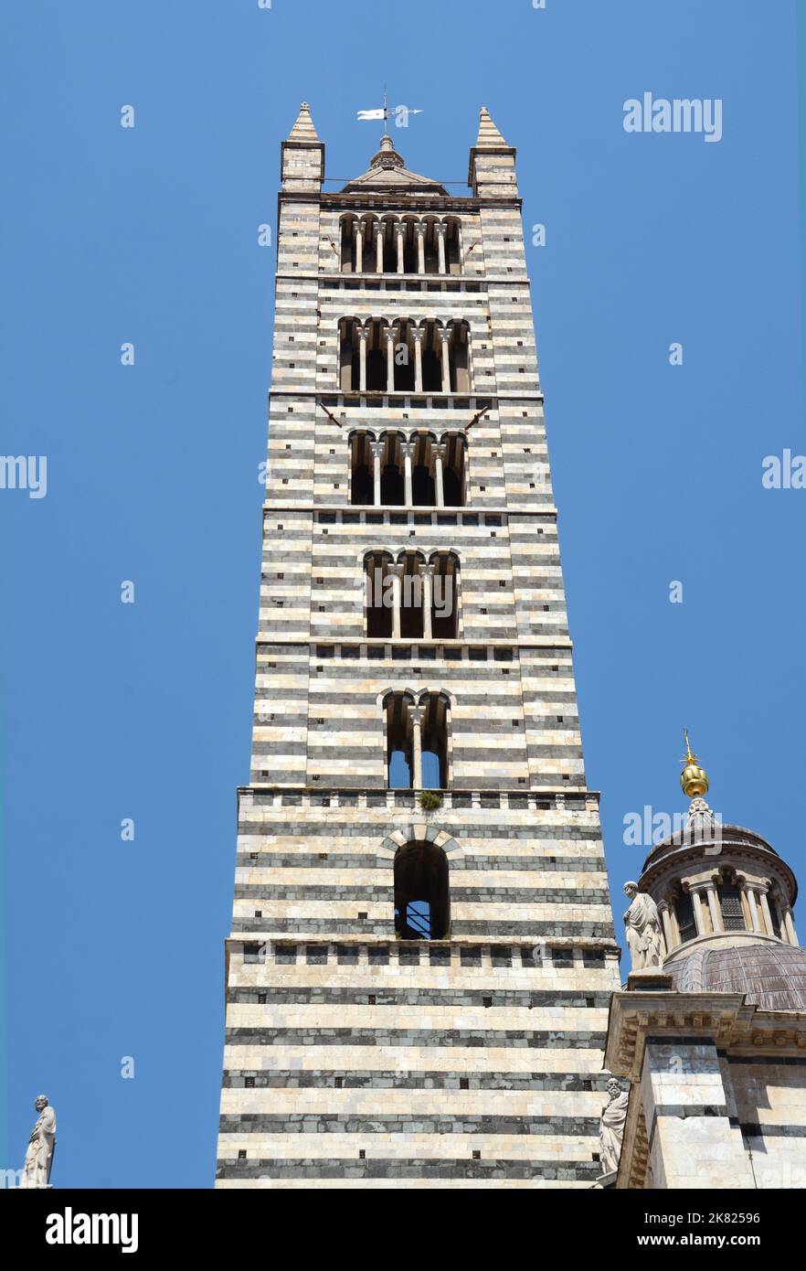 La cattedrale di Siena Santa Maria Assunta è costruita in stile ...