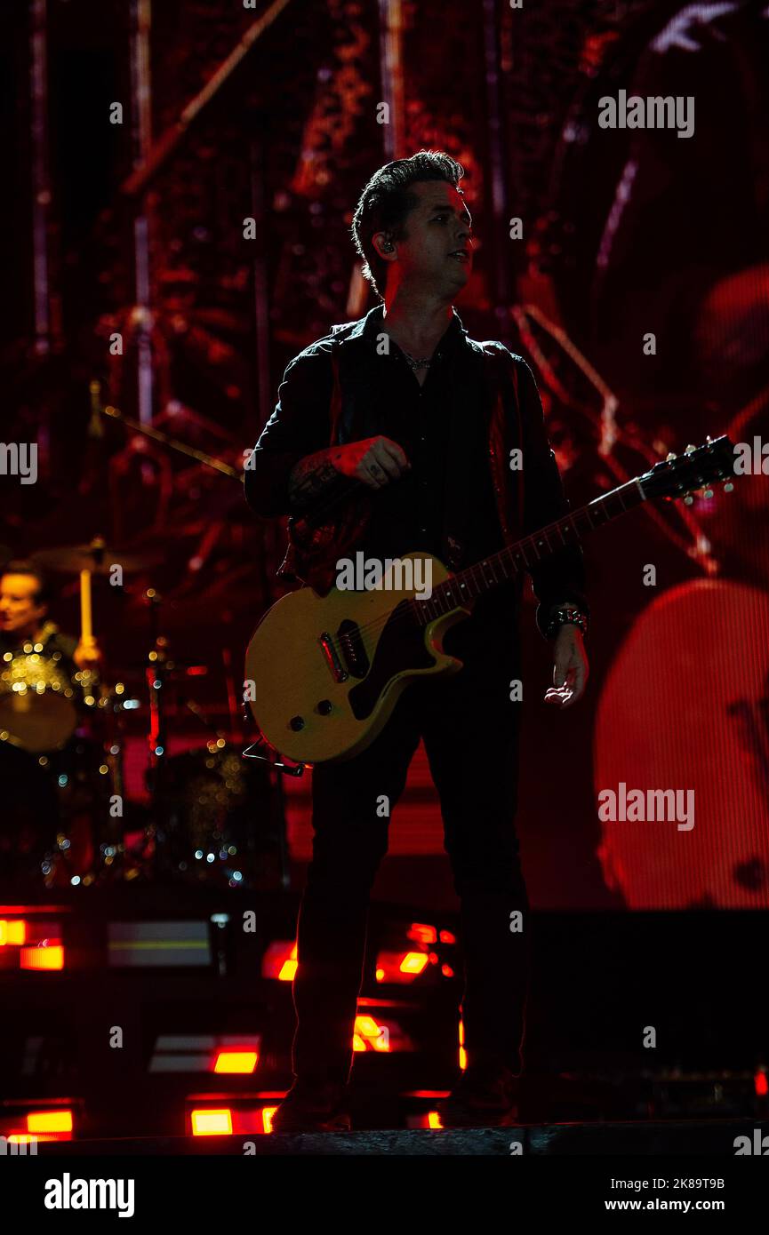 21 ottobre 2022: Billie Joe Armstrong del Green Day si esibisce sul ...