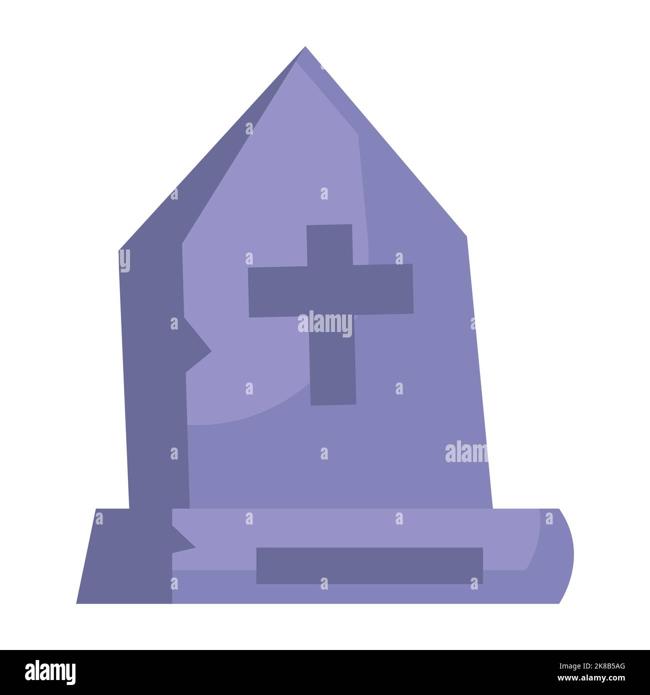 Icona di lapide fumetto o lapide per la tomba. Lapide di morte per ...