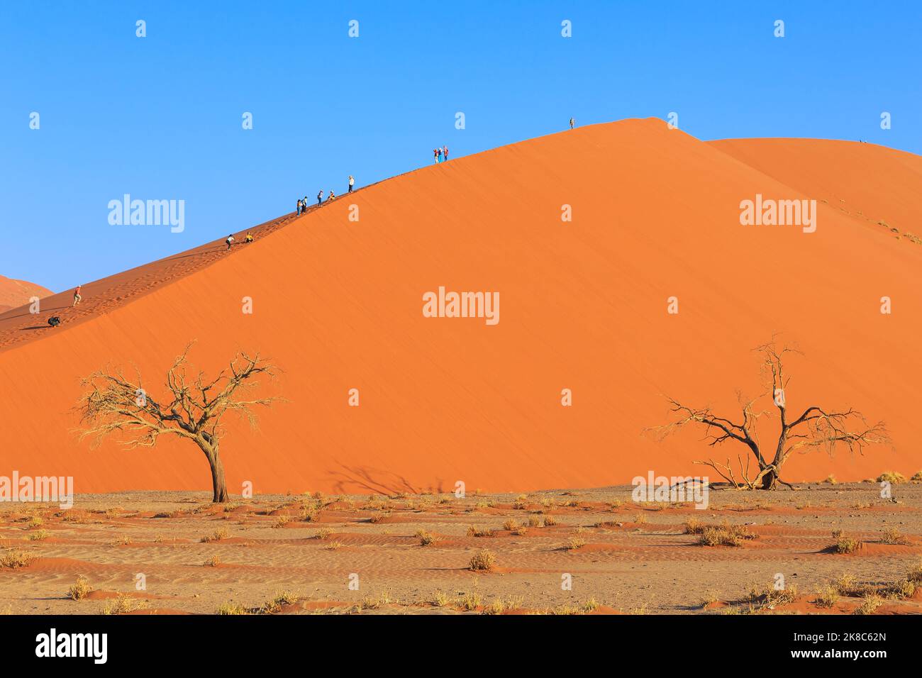 Sossusvlei, Namibia - 29 settembre 2018: Turisti sulla famosa duna 45 ...