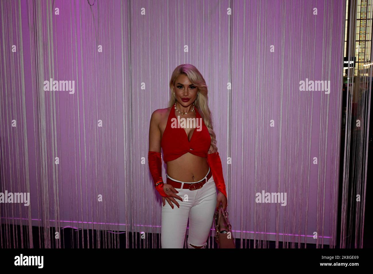 Sanja Alena auf der 25. Venus Berlin 2022 in den Messehallen unter dem Funkturm. Berlino, 22.10. ...