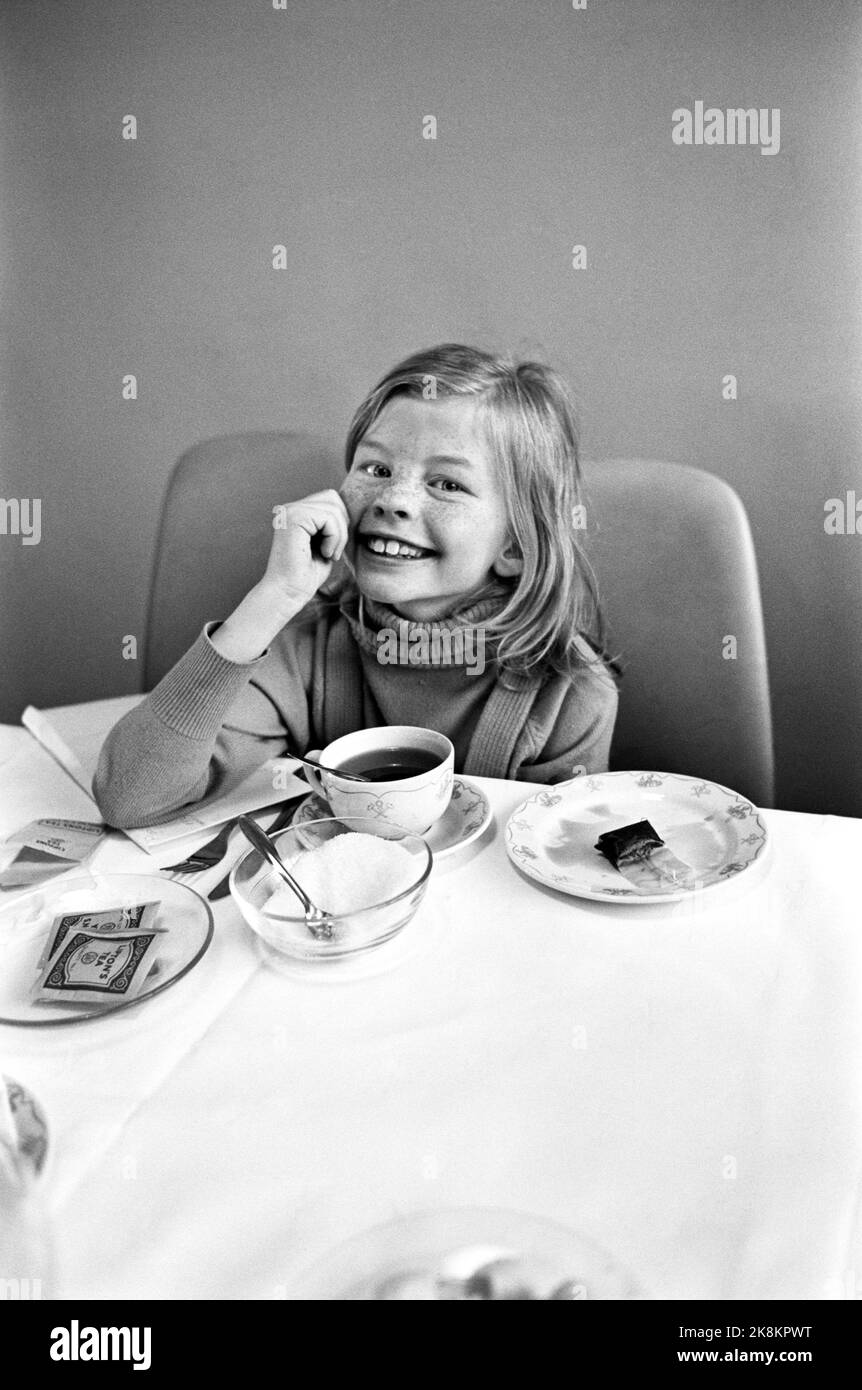 Røros Marzo 1968 Registrazione Del Film Su Pippi Longstocking Dai Libri Di Astrid Lindgren