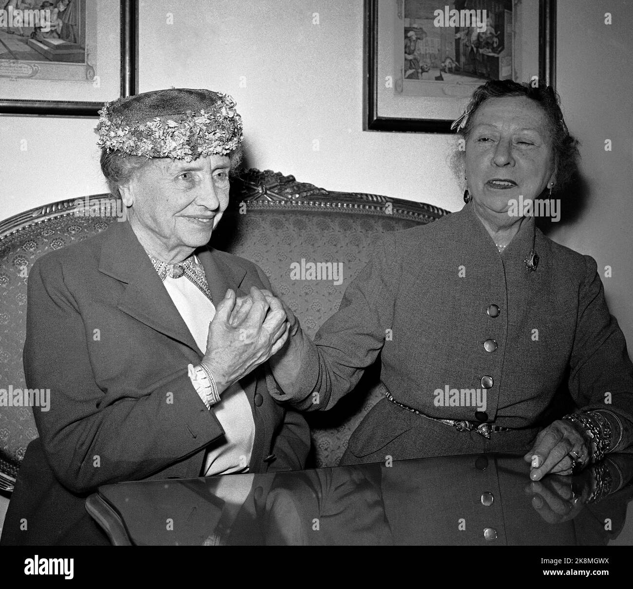 Oslo 19570531 helen keller immagini e fotografie stock ad alta ...