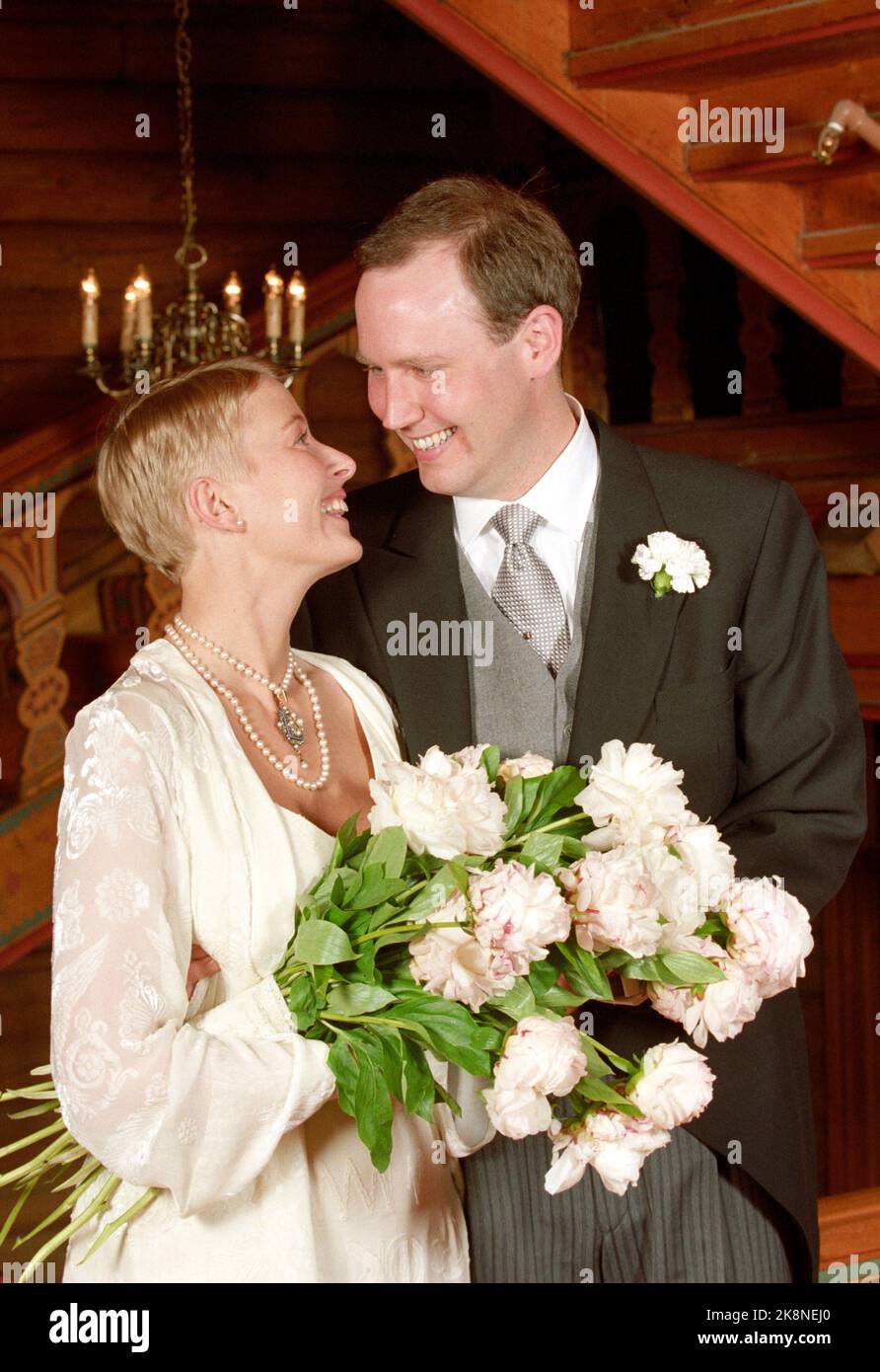 Oslo 19940430. Figlia della principessa Astrid la signora ferner e ...