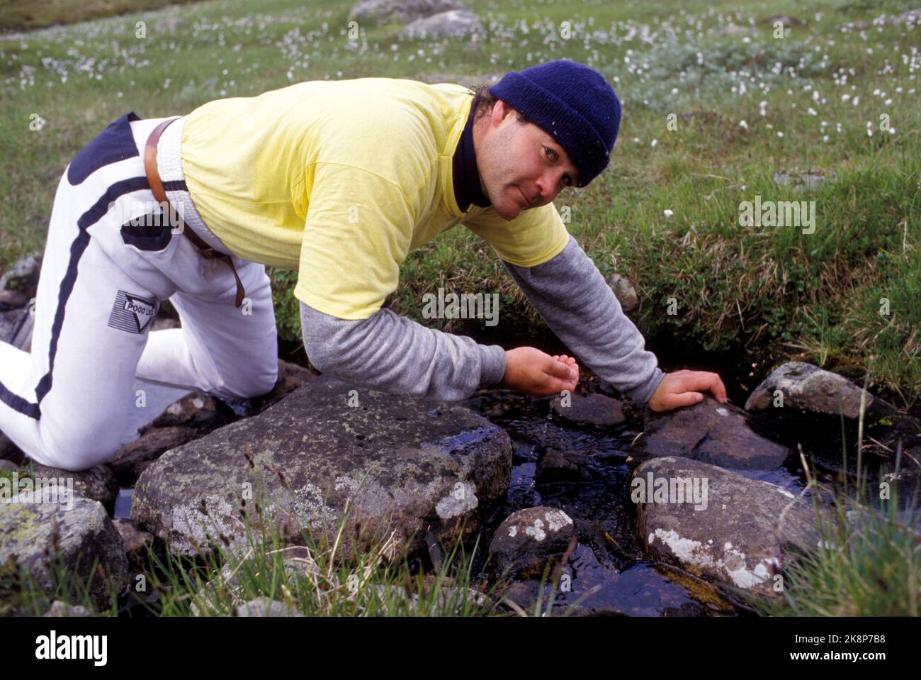 Steffen tangstad allenatori a hardangervidda luglio 1986 foto immagini ...
