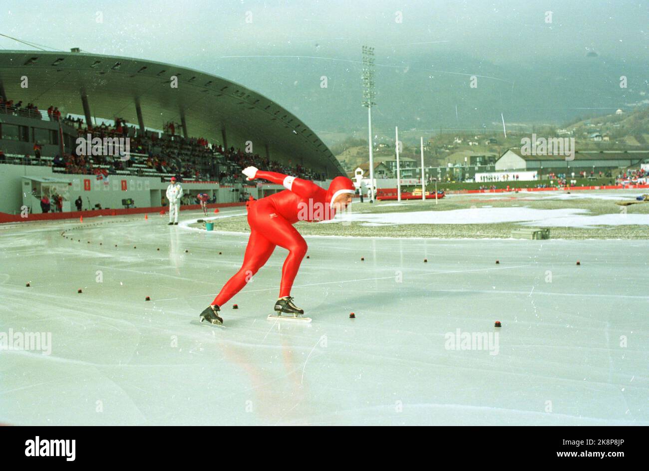 Uomini johann olav koss in azione di 10000 metri foto immagini e ...