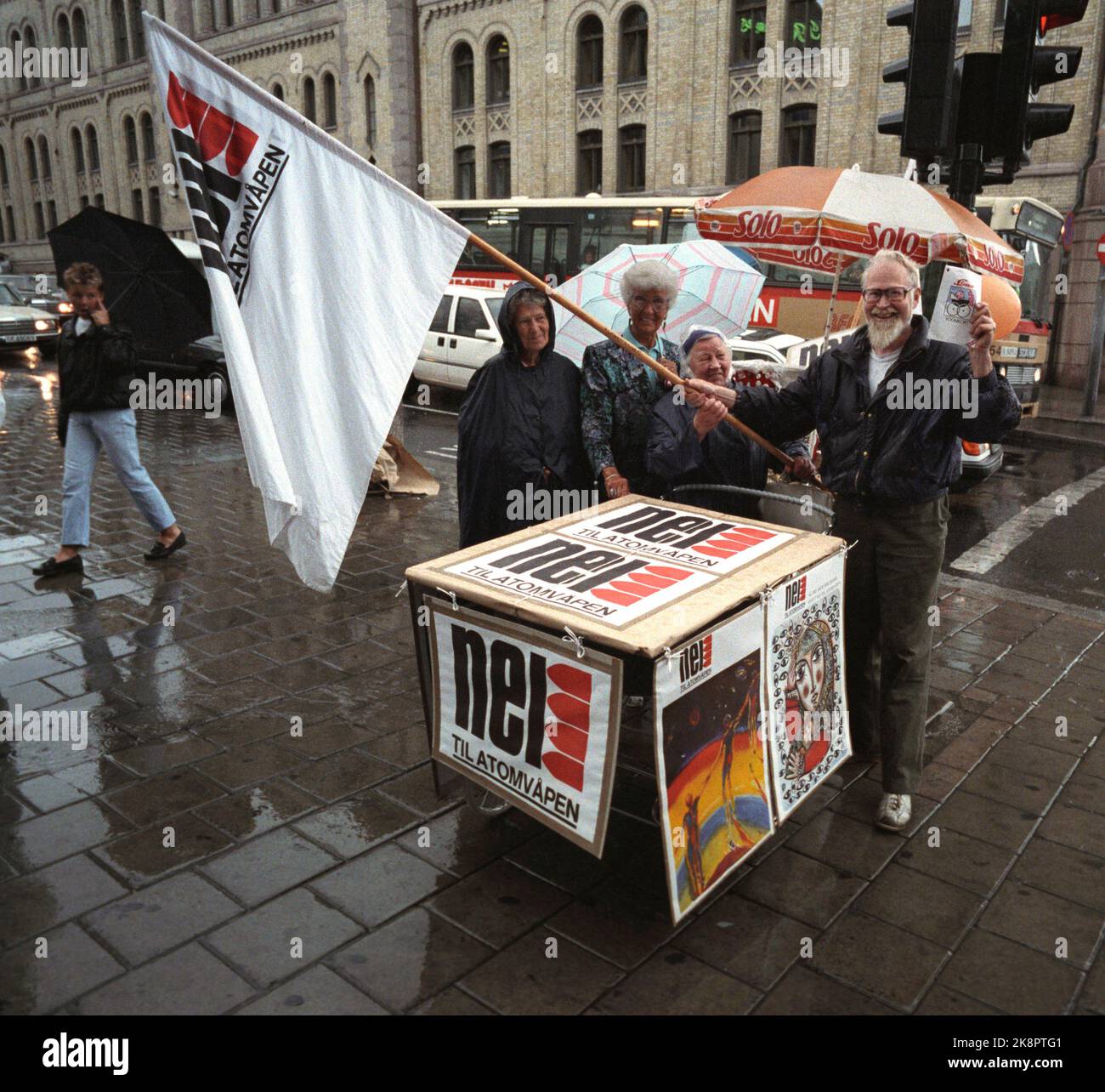 Oslo 19890713 no alle armi nucleari immagini e fotografie stock ad alta ...
