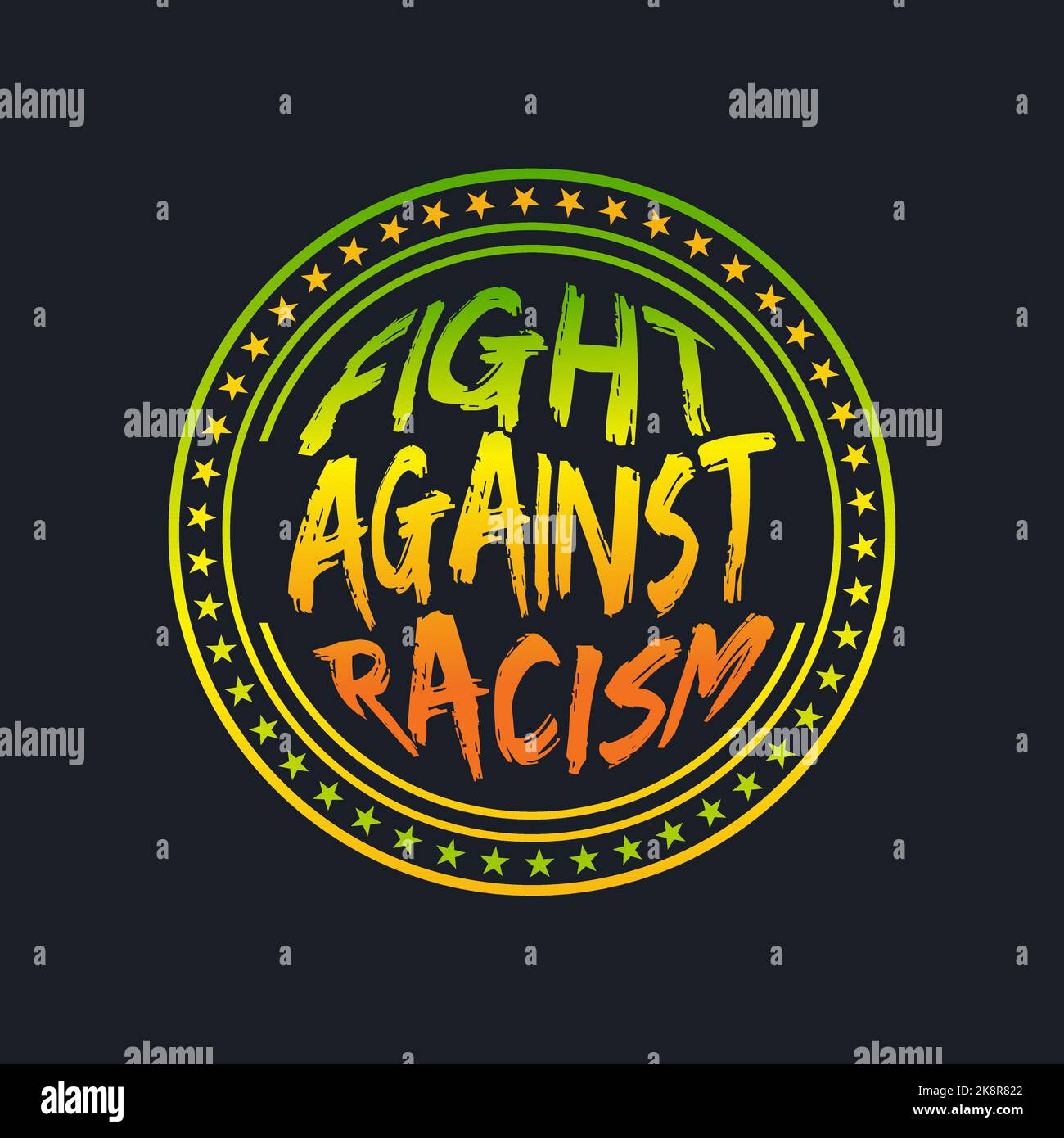 Lotta contro il razzismo Immagini Vettoriali Stock - Alamy