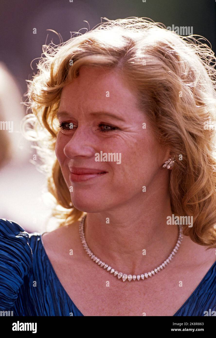 Oslo 19890826 attore liv ullman alla foto del matrimonio delle sue ...