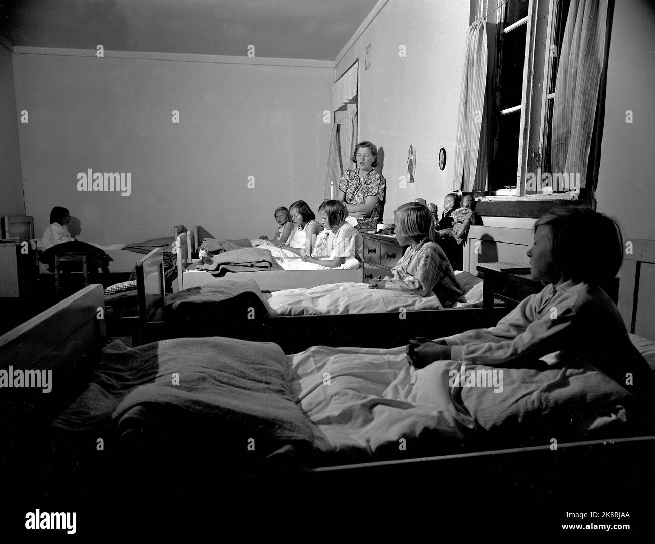 Nordkapp på Magerøya 195210. Europas nordligste internatskole ligger på ...