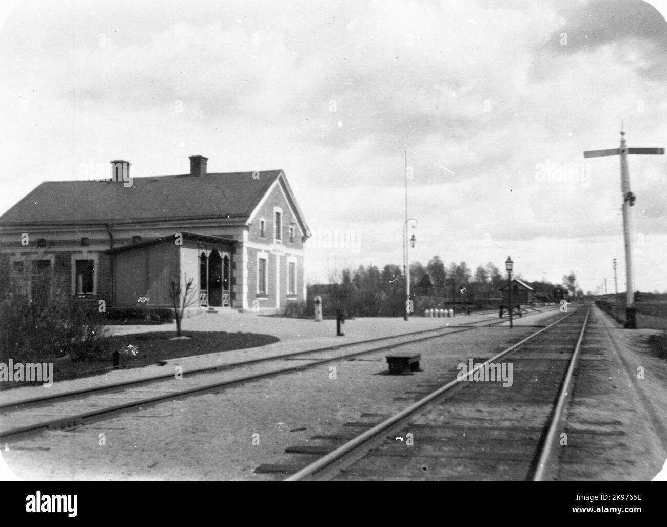 La ferrovia è stata inaugurata nel 1857. Area traffico costruita nel ...