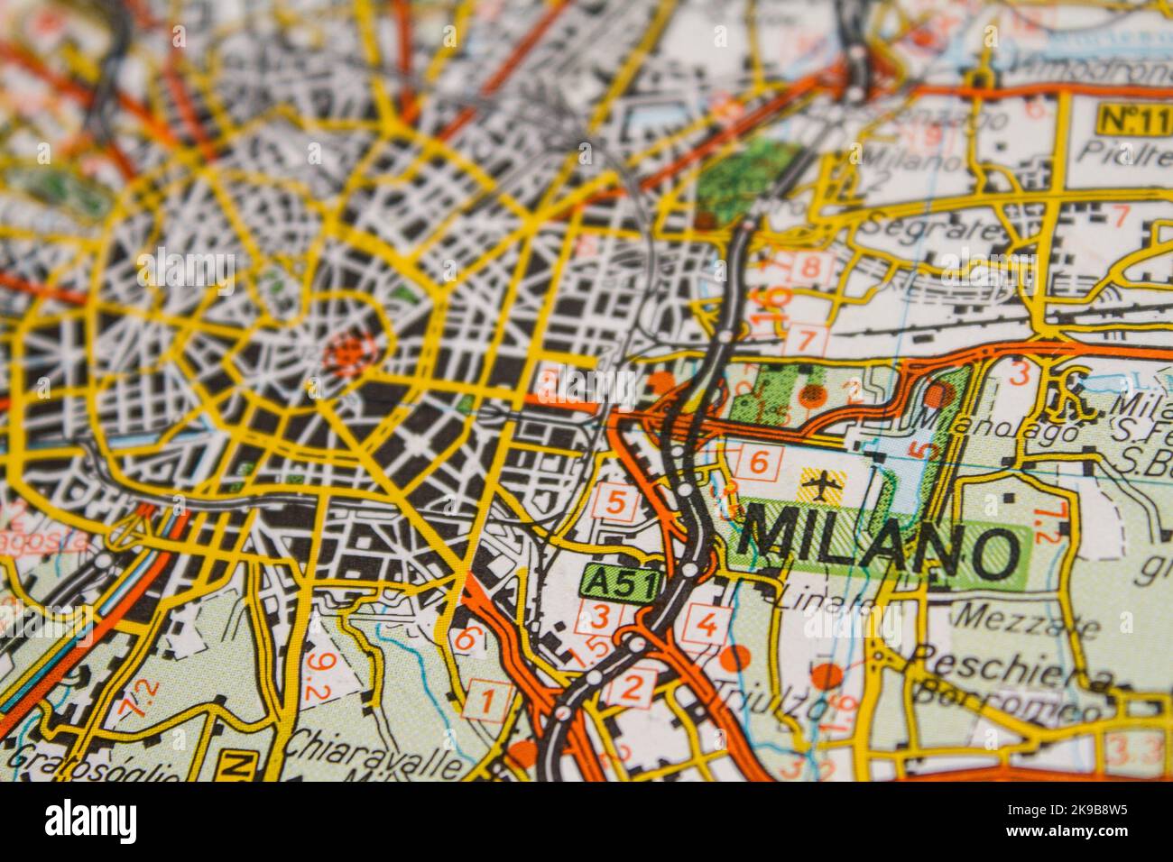 Cartina di milano immagini e fotografie stock ad alta risoluzione - Alamy