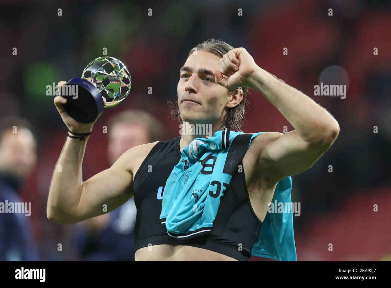 Leverkusen (Germania), 01/11/2022, Casper Nielsen del Club nella foto ...