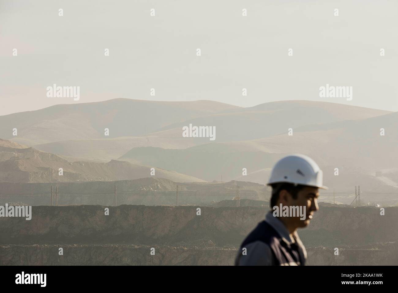 Almalyk impianto minerario miniera a cielo aperto miniera mineraria ...