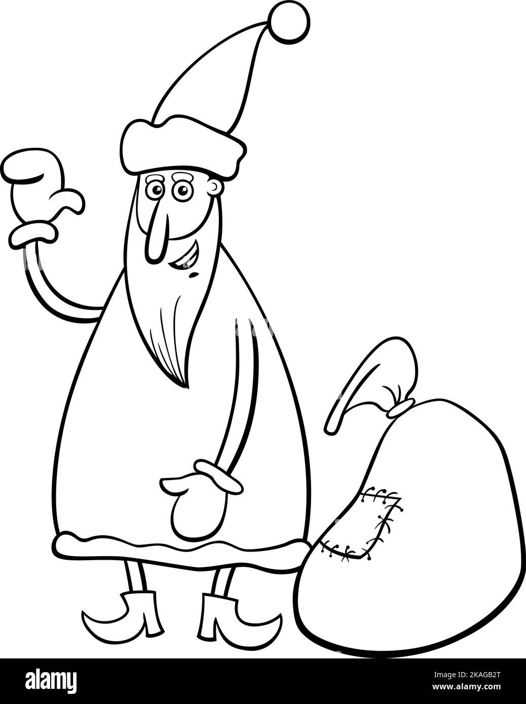 Presenta la pagina da colorare Foto e Immagini Stock in Bianco e Nero ...