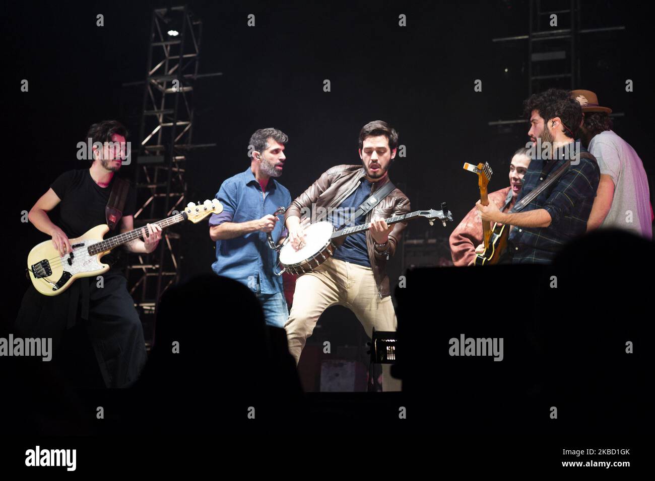 Concerto della banda colombiana morat immagini e fotografie stock ad ...