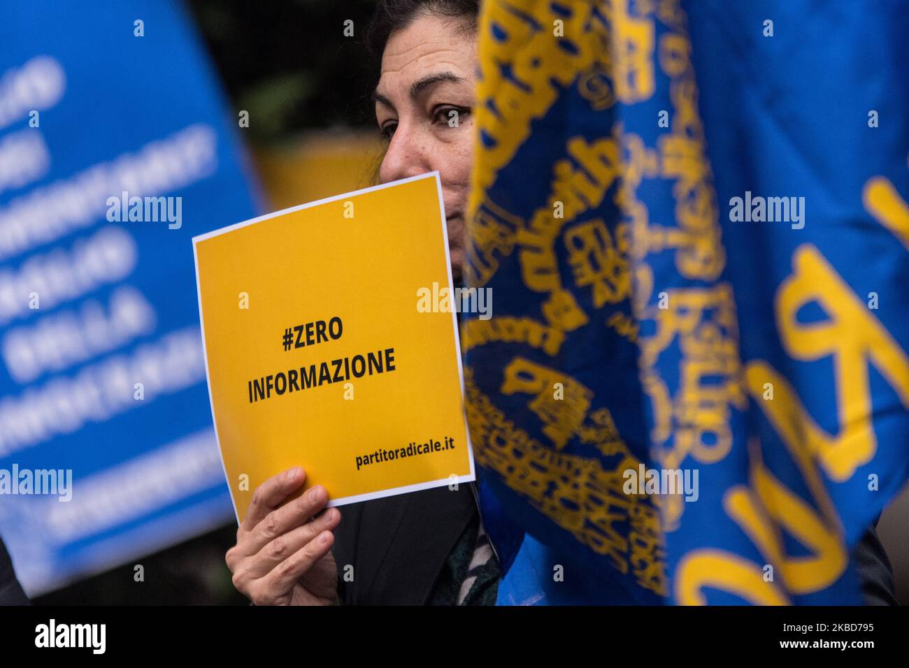 Manifestazione il 18 dicembre 2019 a Roma, Italia, del Partito radicale ...