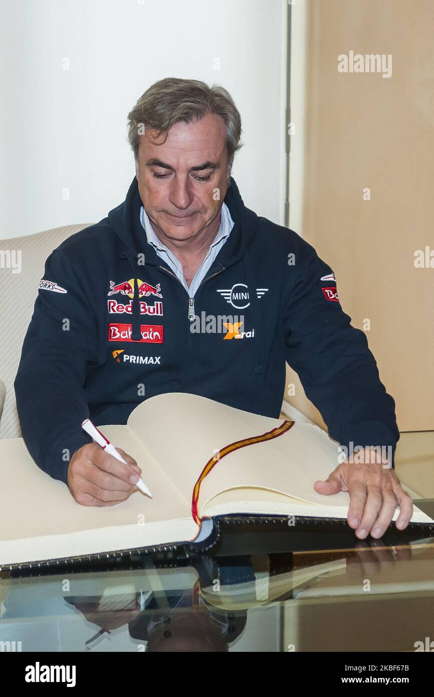 Autista carlos sainz reception immagini e fotografie stock ad alta ...