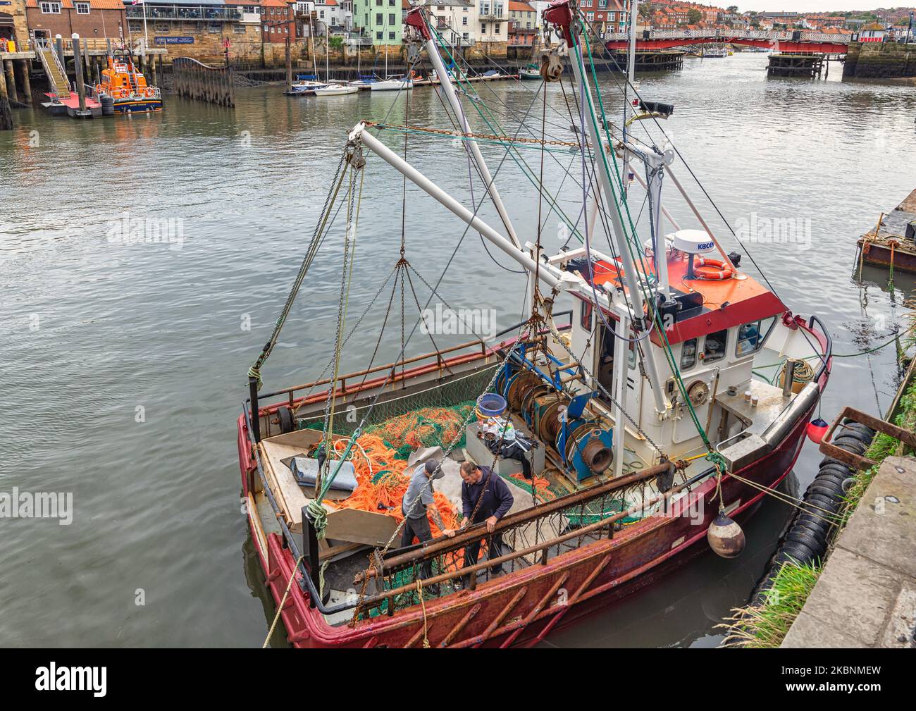 Stern of trawler and nets immagini e fotografie stock ad alta ...