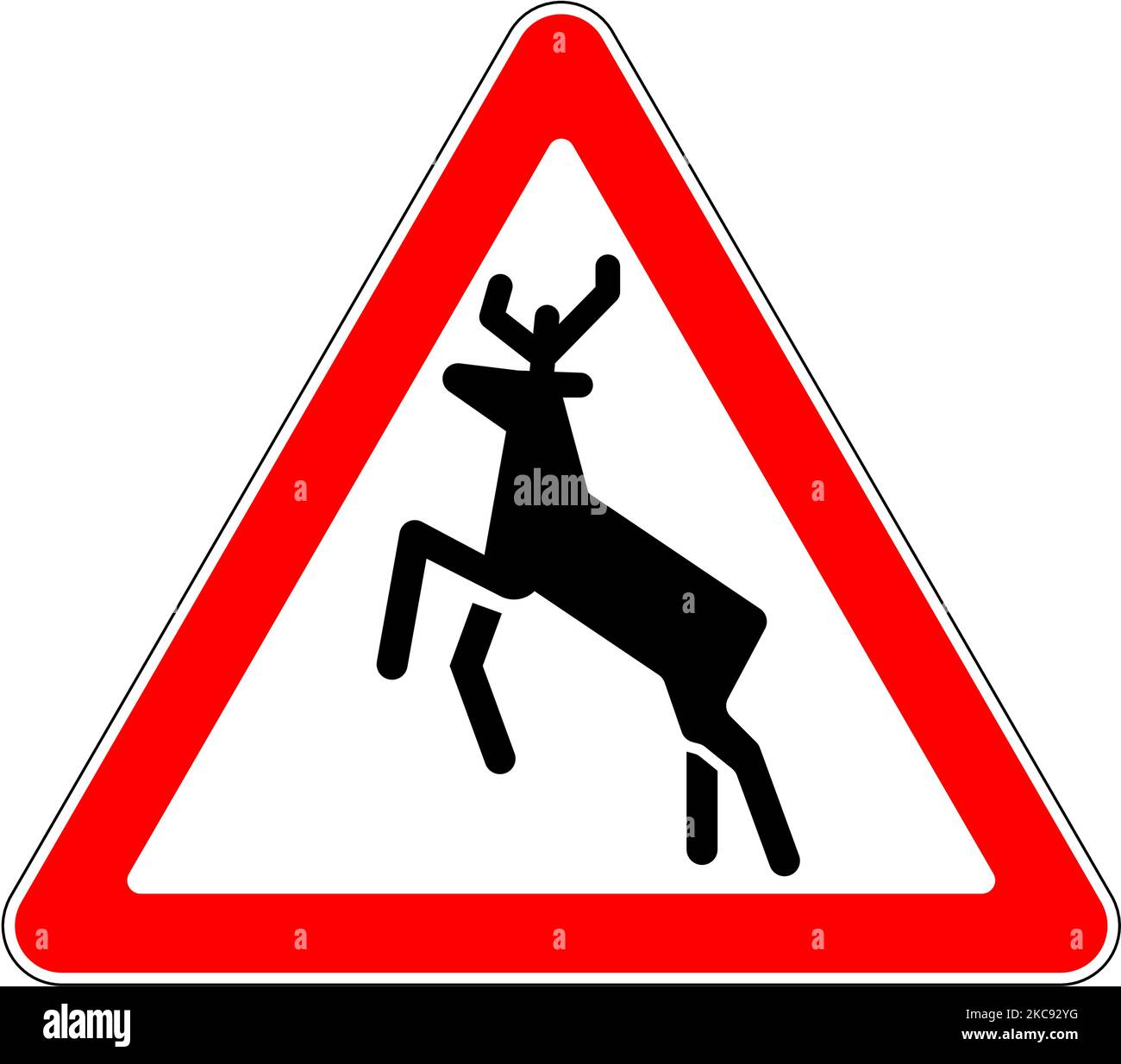 Cartello stradale di animali selvatici Immagini senza sfondo e Foto ...