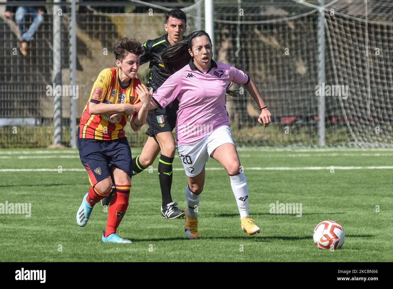 Clara Cancilla durante la partita di Serie C tra Palermo Woman e Lecce ...