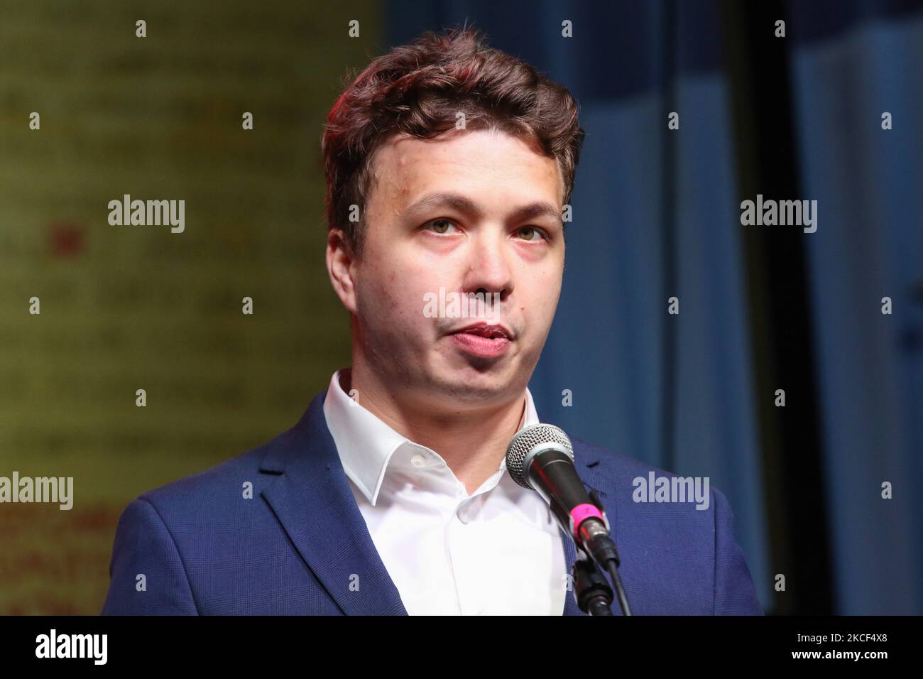 Ex direttore capo di un canale telegramma Nexta Roman Protasevich è ...