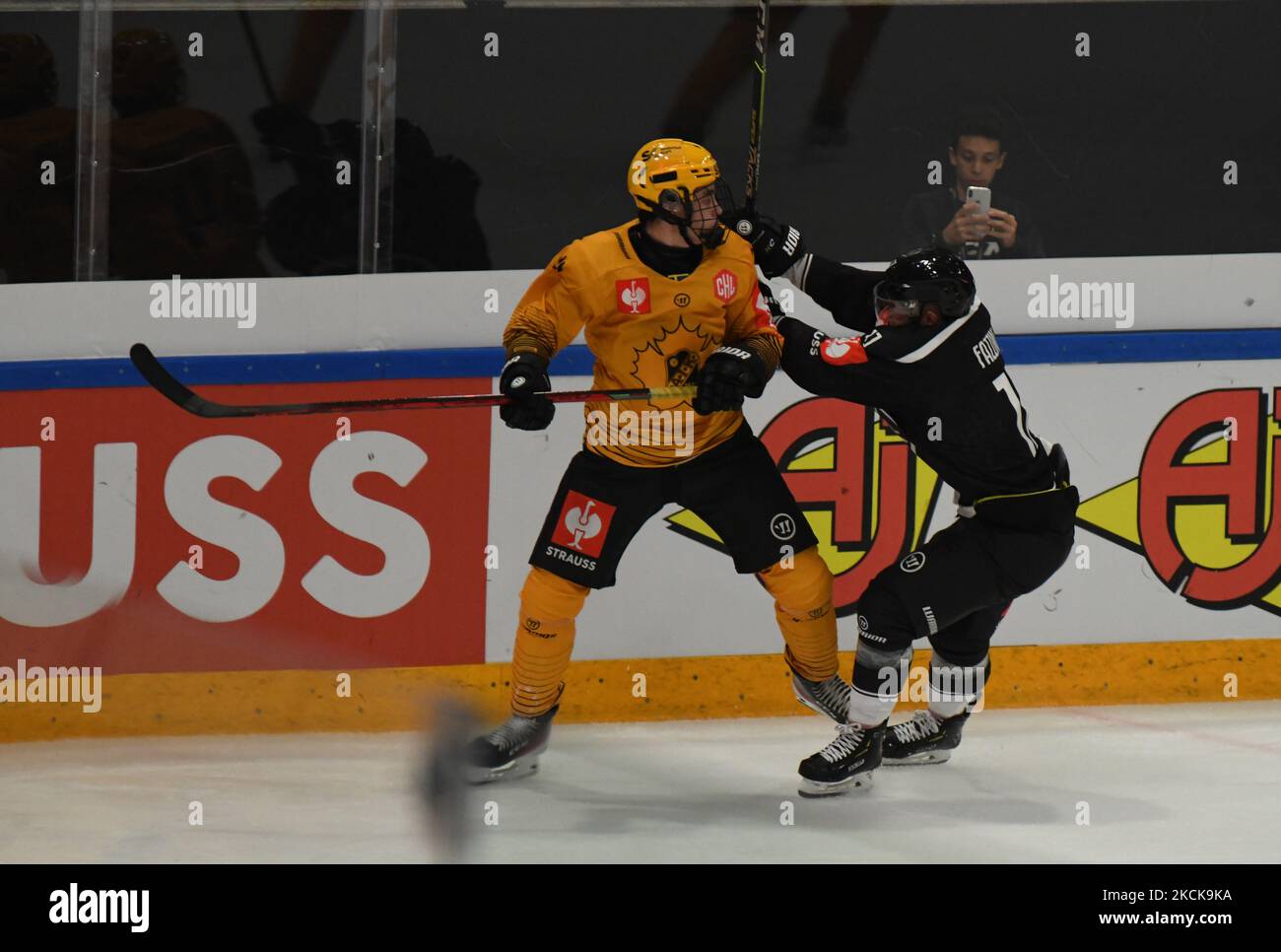 Luca fazzini lugano hockey champions hockey league match immagini e ...