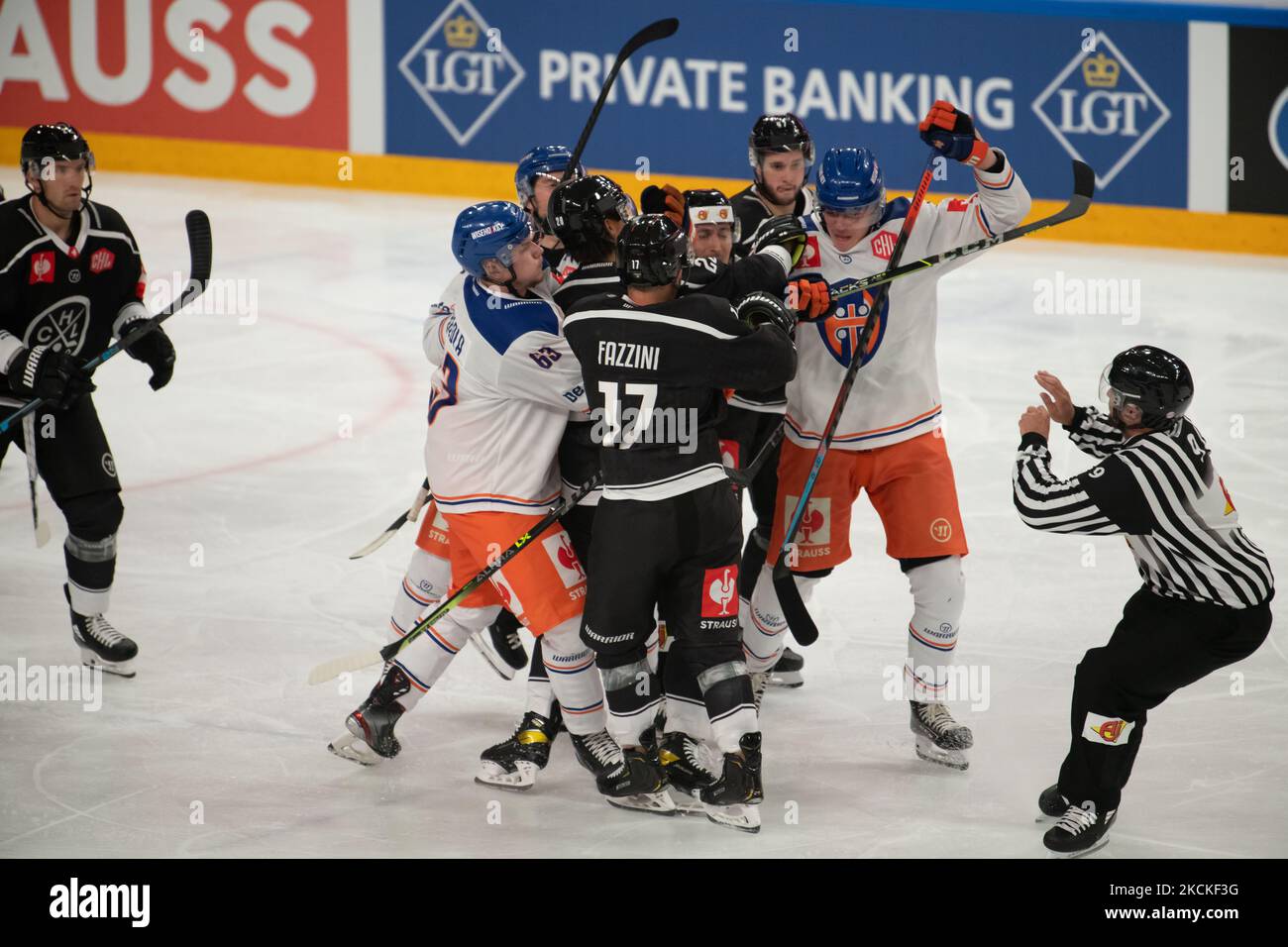 Luca fazzini lugano hockey champions hockey league match immagini e ...