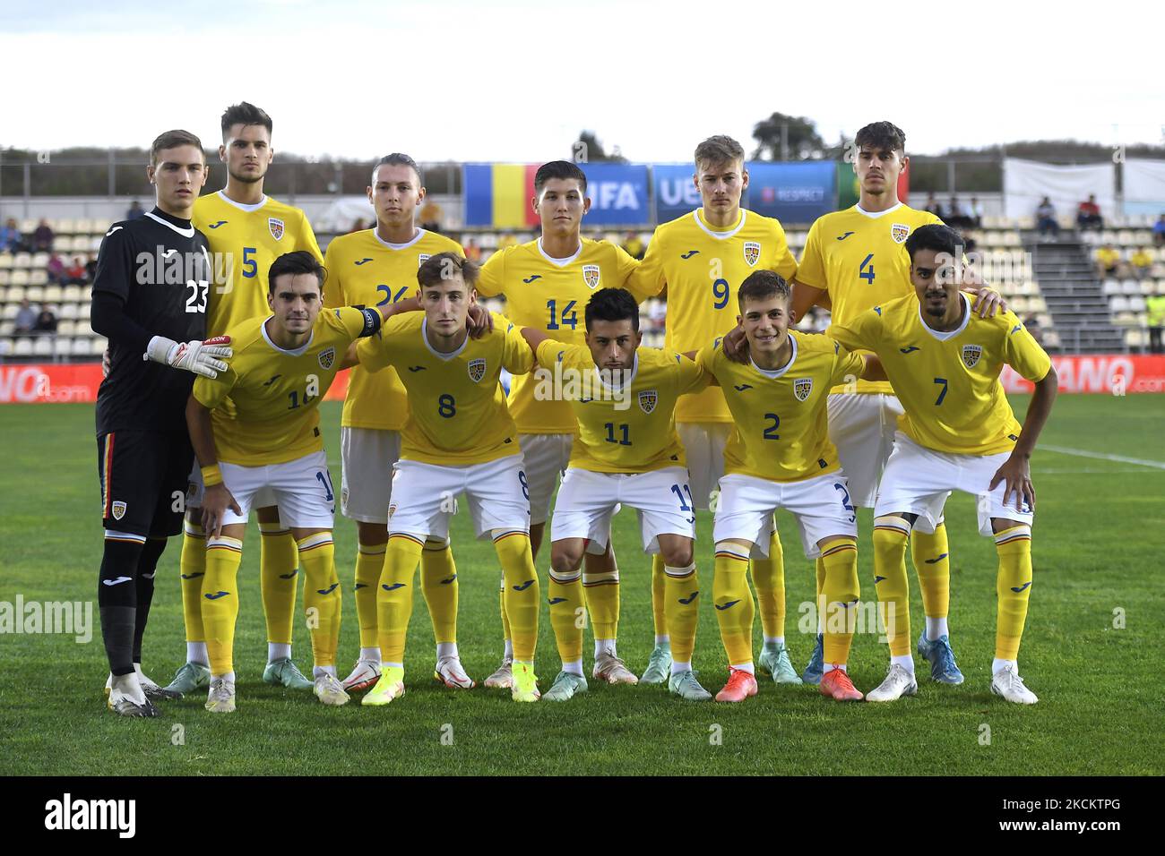 Romania U20: Alexandru Borbei, Darius Grosu, Daniel Birzu, Deniz Giafer ...