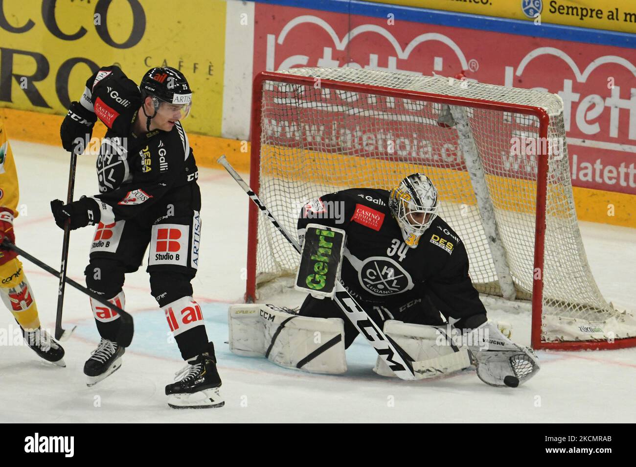 Ehc biel bienne hc lugano vs immagini e fotografie stock ad alta ...