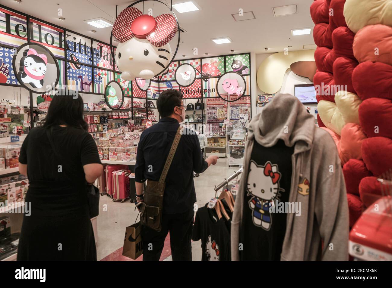 04/09/2021 Tokyo, Giappone. Il negozio Hello Kitty di Odaiba. L'emergenza Covid in Giappone ...