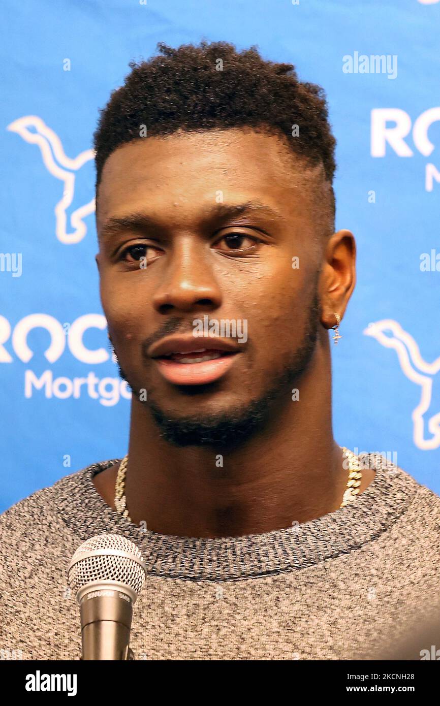 Detroit leoni cornerback amani oruwariye immagini e fotografie stock ad ...