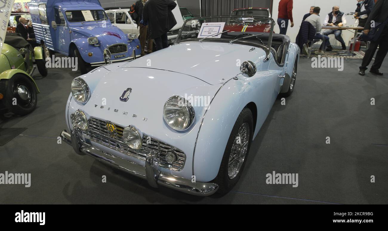 Il Trionfo TR3 all'Auto e Moto d'epoca di Padova, Italia, il 22 ottobre ...