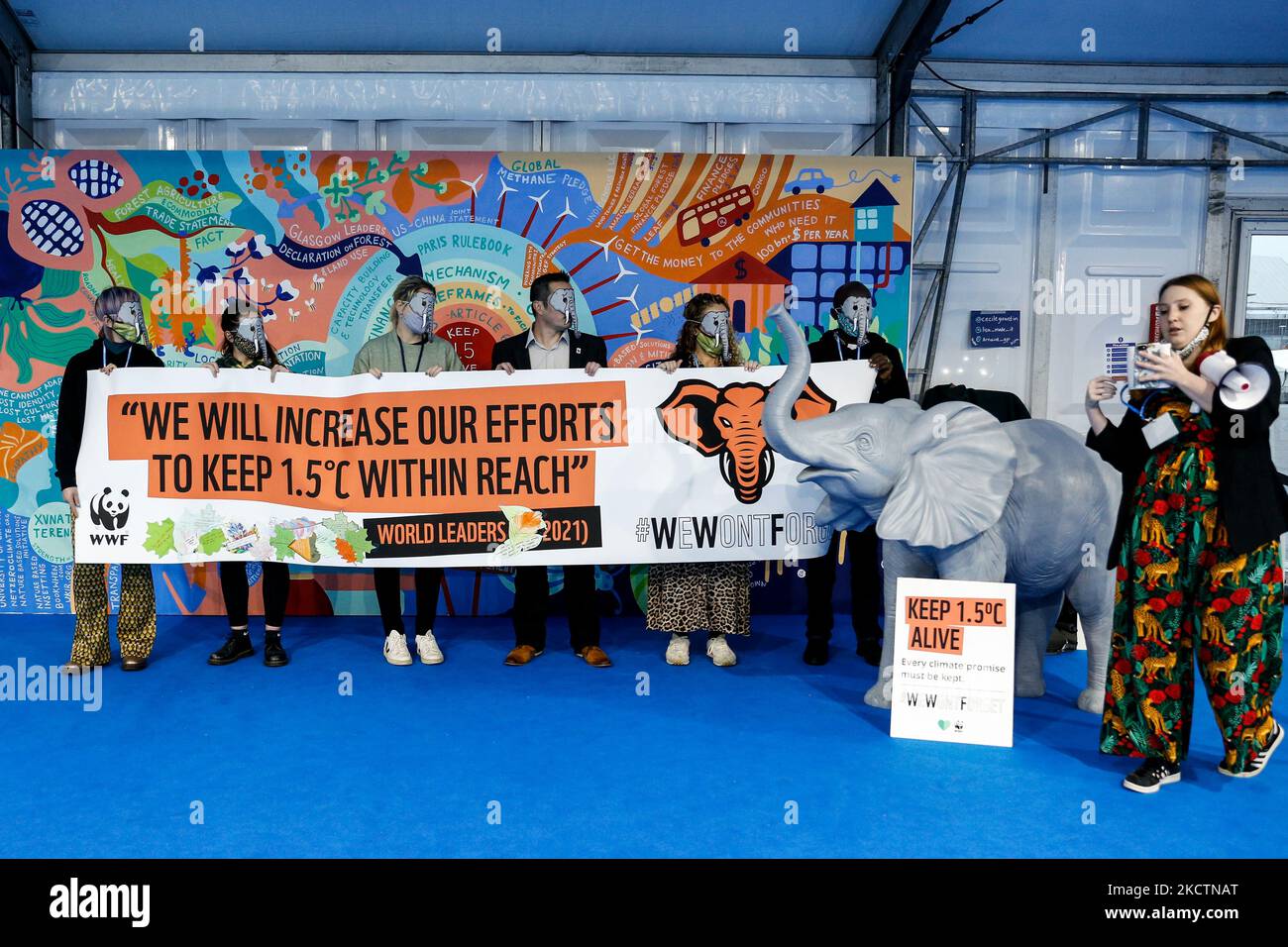 Il WWF ha una protesta 'We wont Forget' nella sede del COP26 - Scottish ...