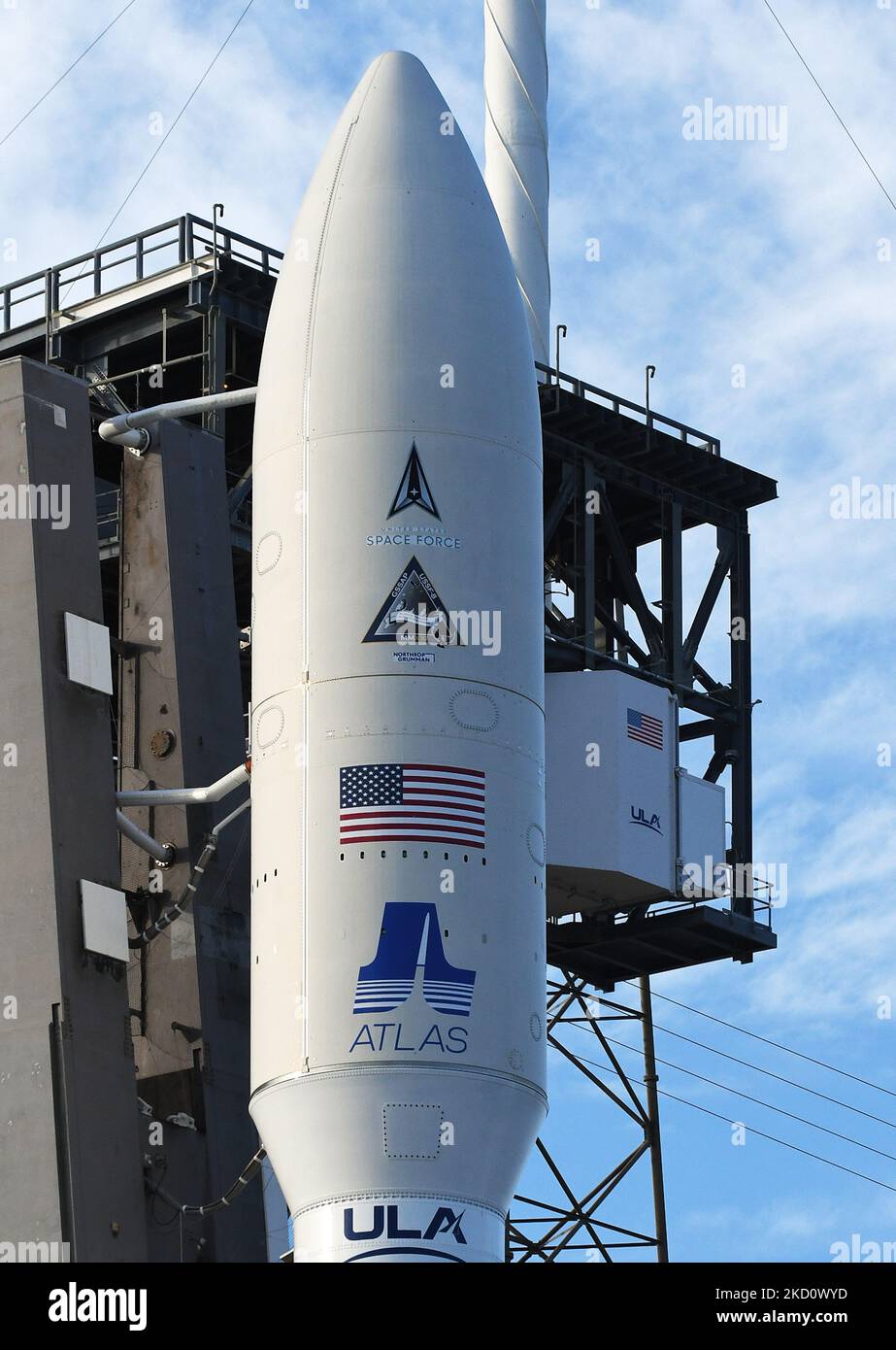 20 gennaio 2022 - Cape Canaveral, Florida, Stati Uniti - Un razzo ...