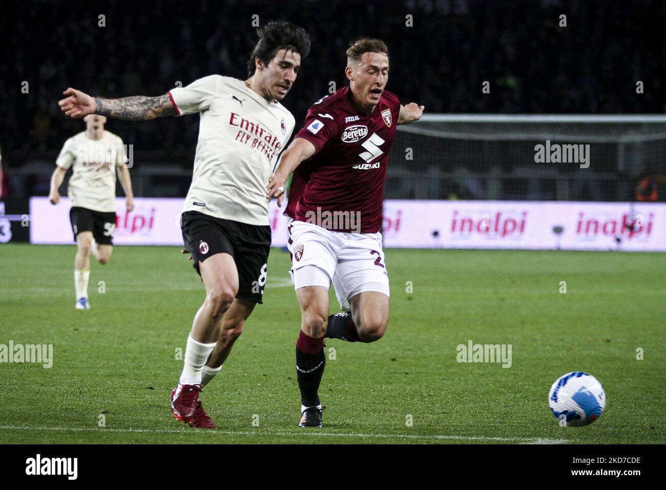 Sandro tonali, centrocampista del milan immagini e fotografie stock ad ...