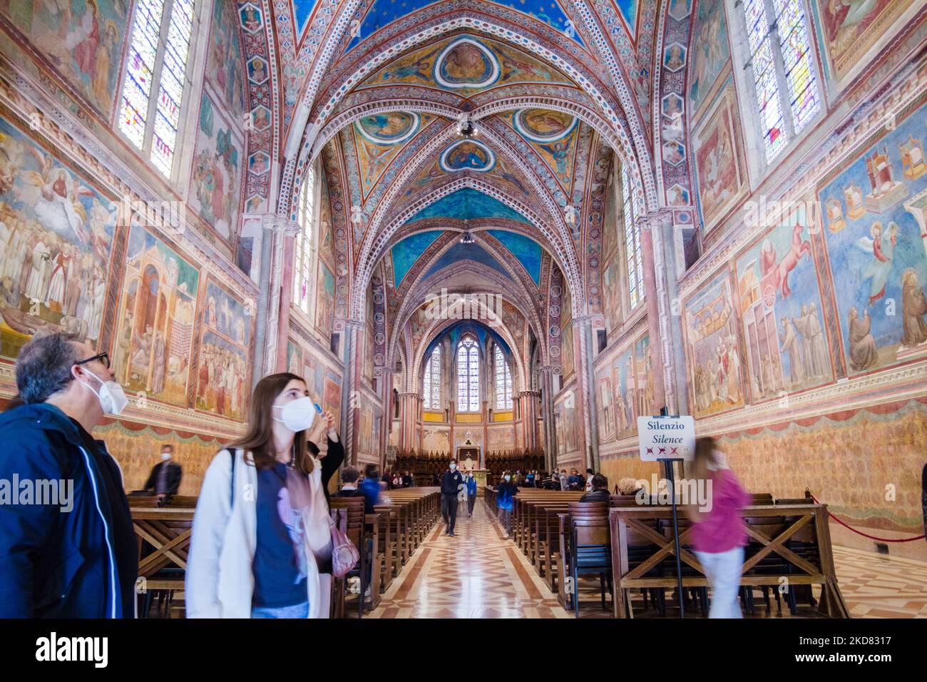 Assisi basilica superiore interno immagini e fotografie stock ad alta ...