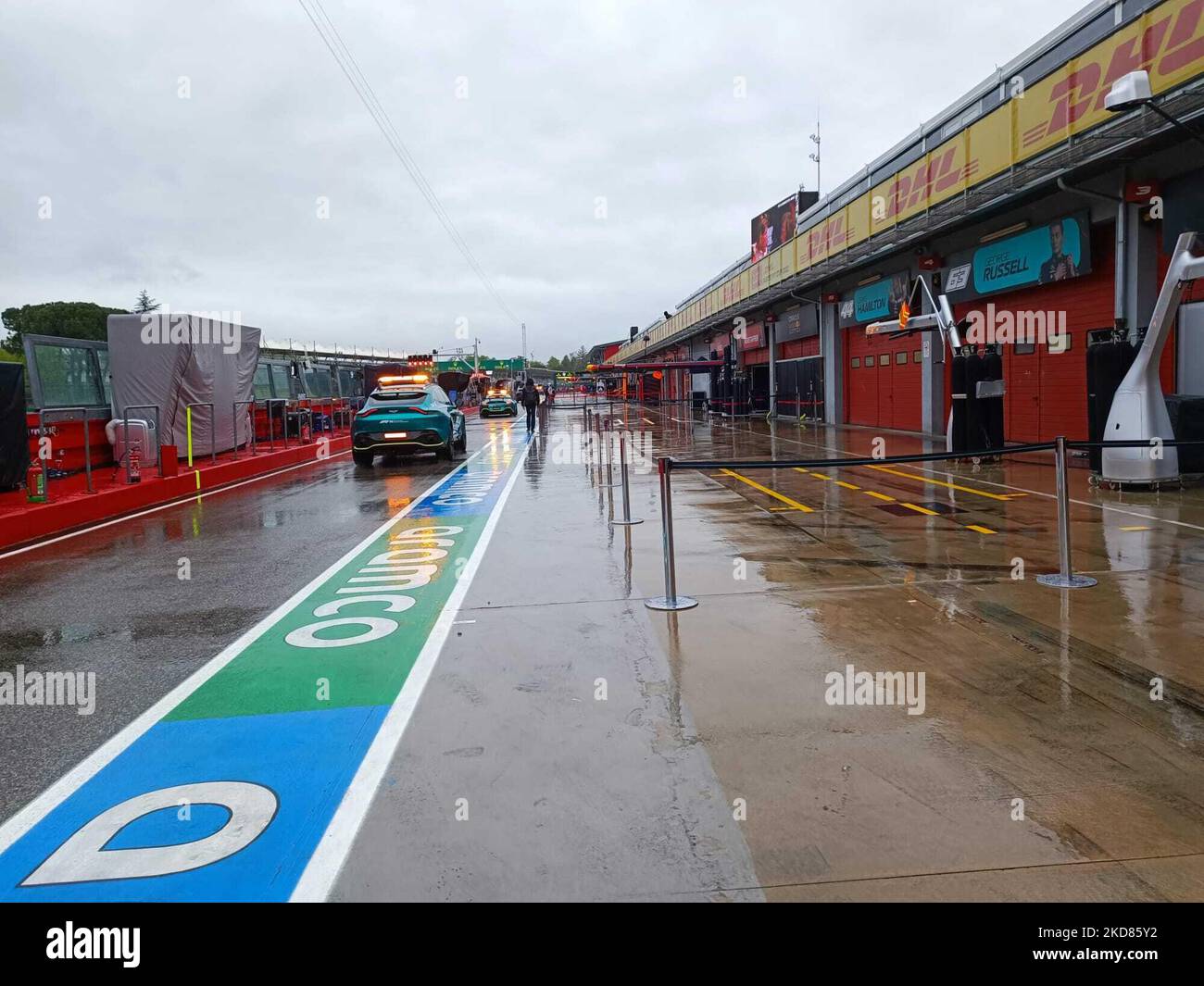Pitlane durante il Campionato di Formula 1 Formula 1 Rolex Emilia ...
