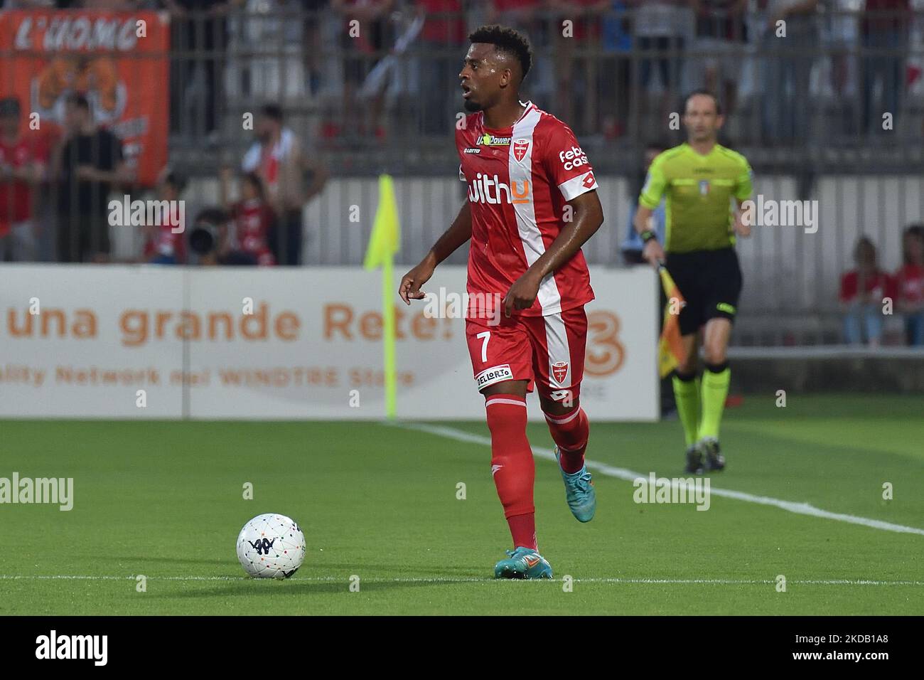 Dicombo Jose Machin (Monza) durante la partita italiana di calcio Serie ...
